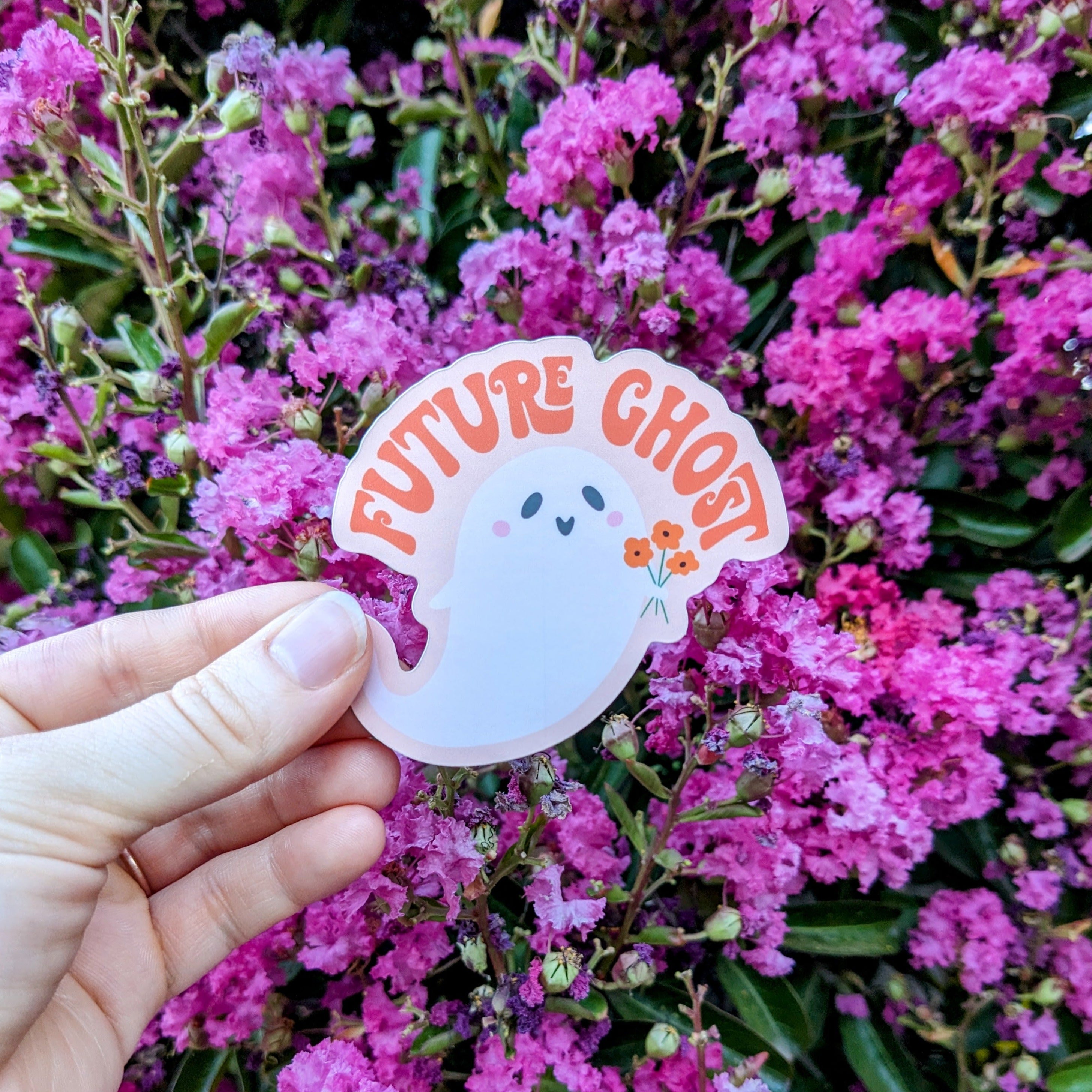Future Ghost Sticker – Ghost Poppy