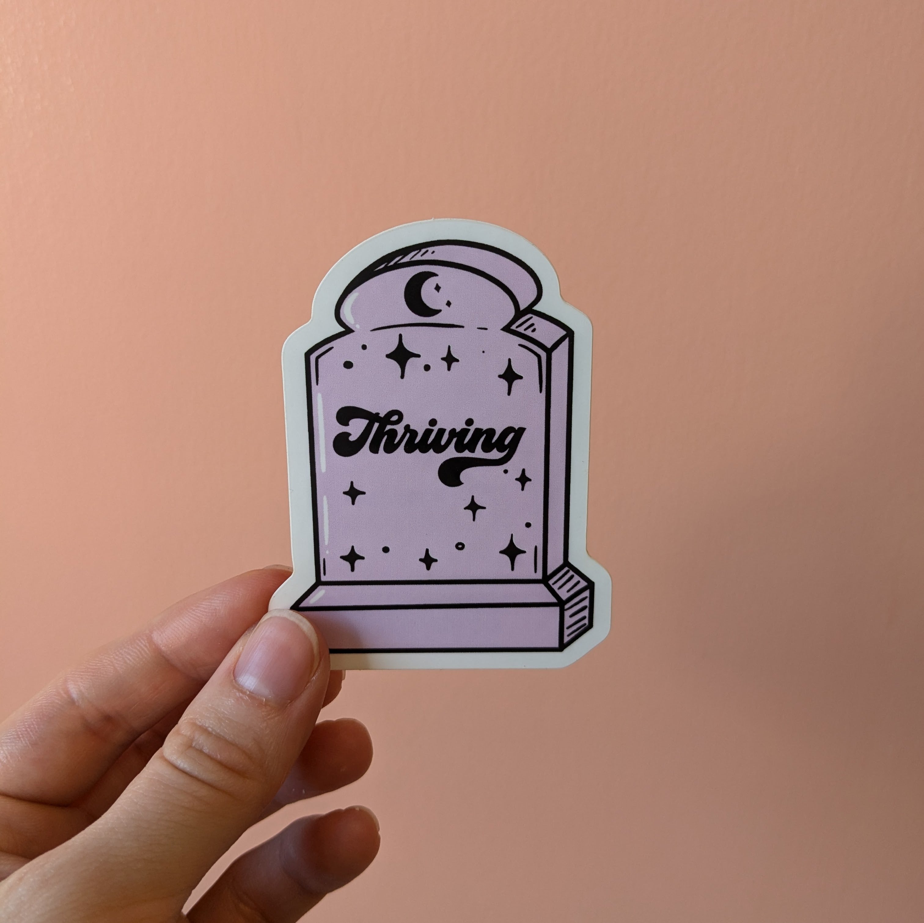 Thriving Sticker – Ghost Poppy