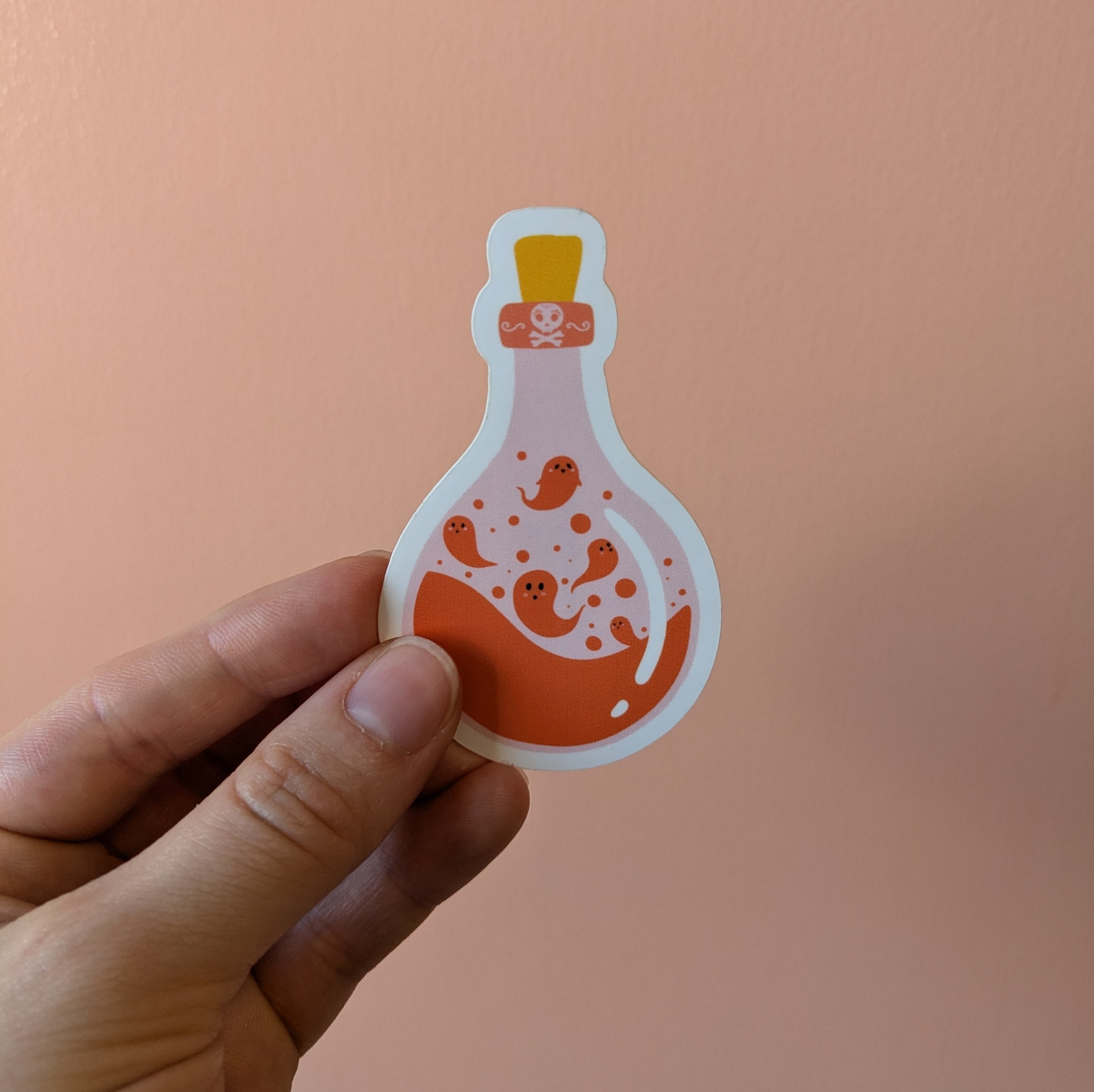 Liquid Death Sticker – Ghost Poppy