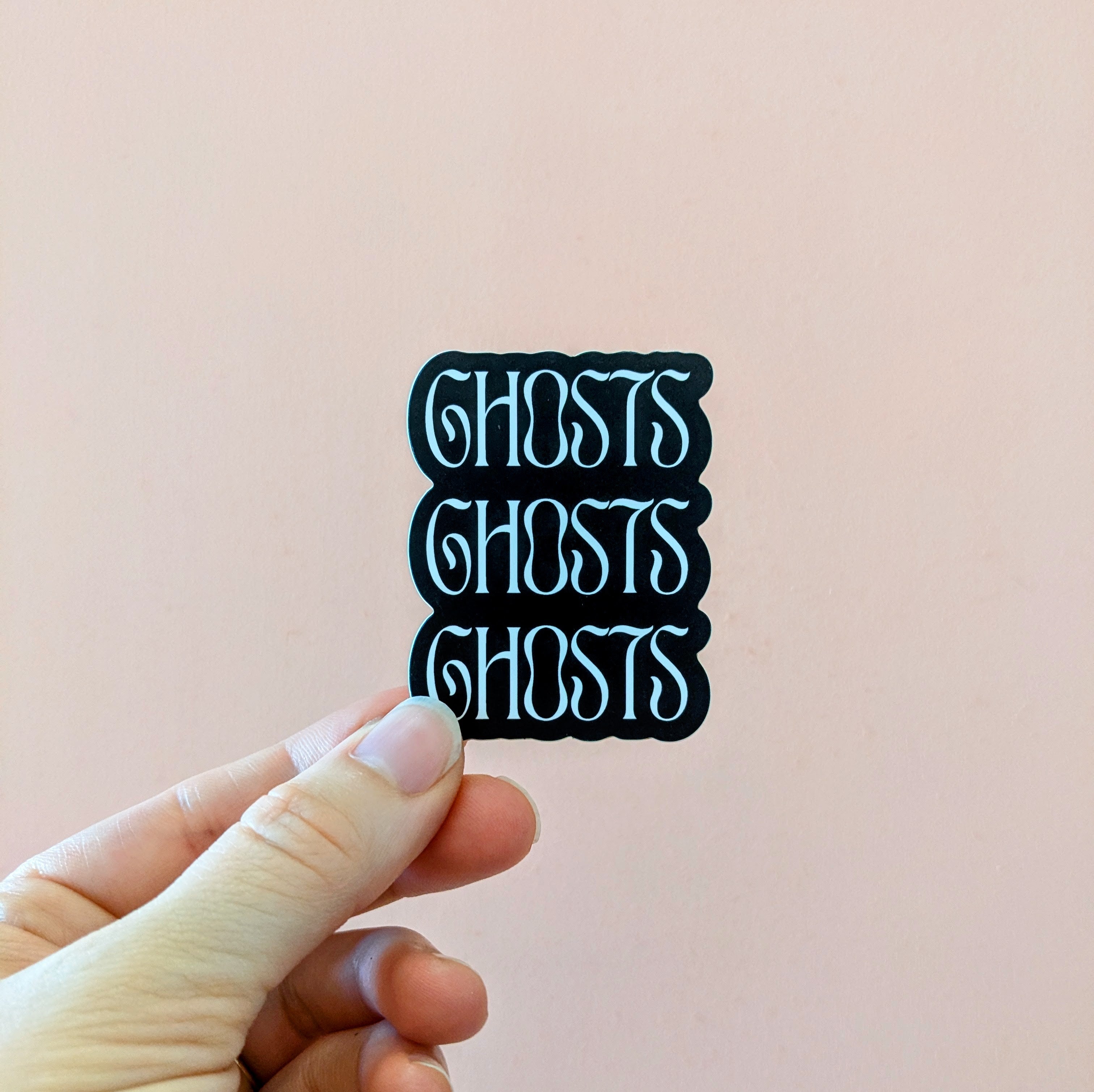 Ghosts Ghosts Ghosts Sticker – Ghost Poppy