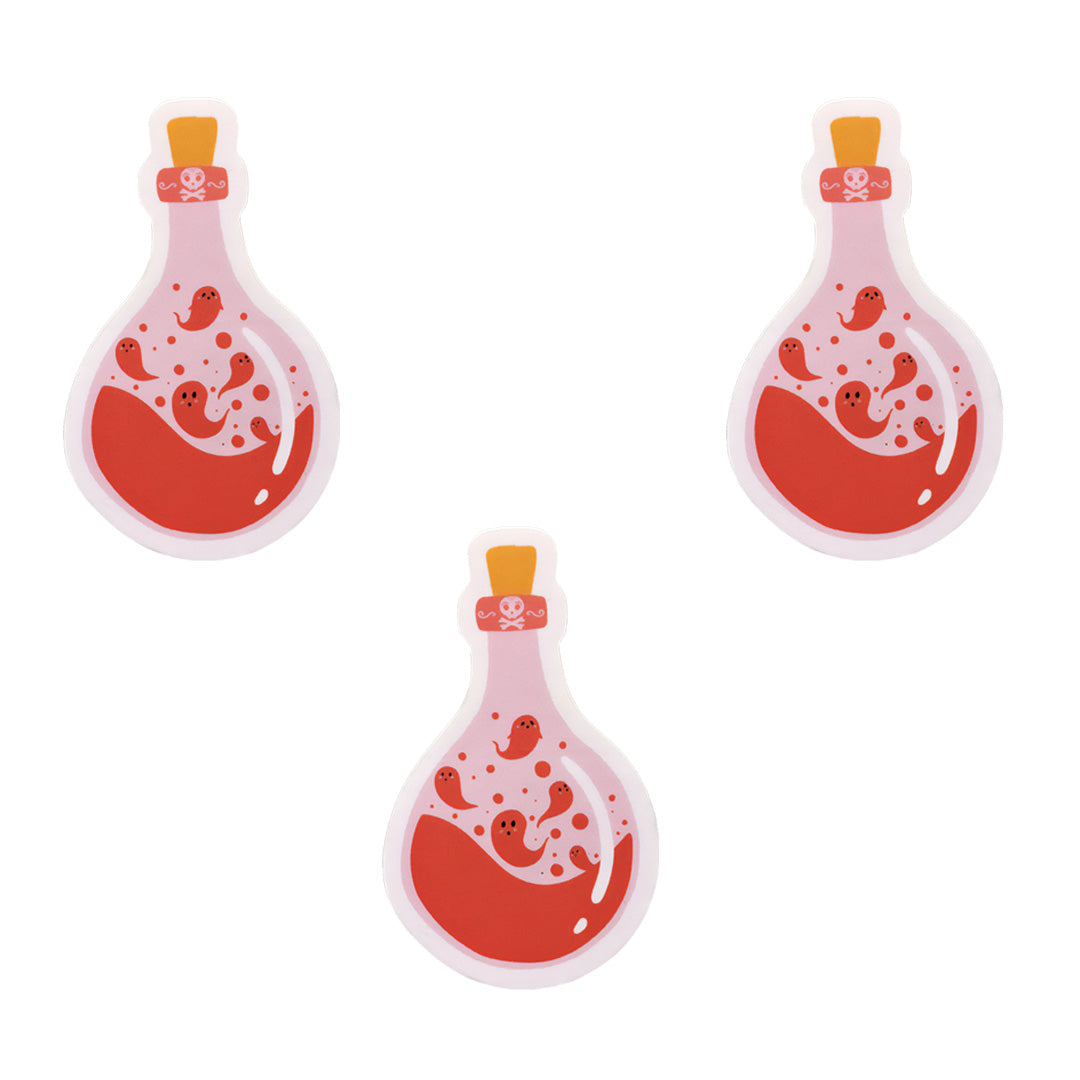 Liquid Death Sticker – Ghost Poppy