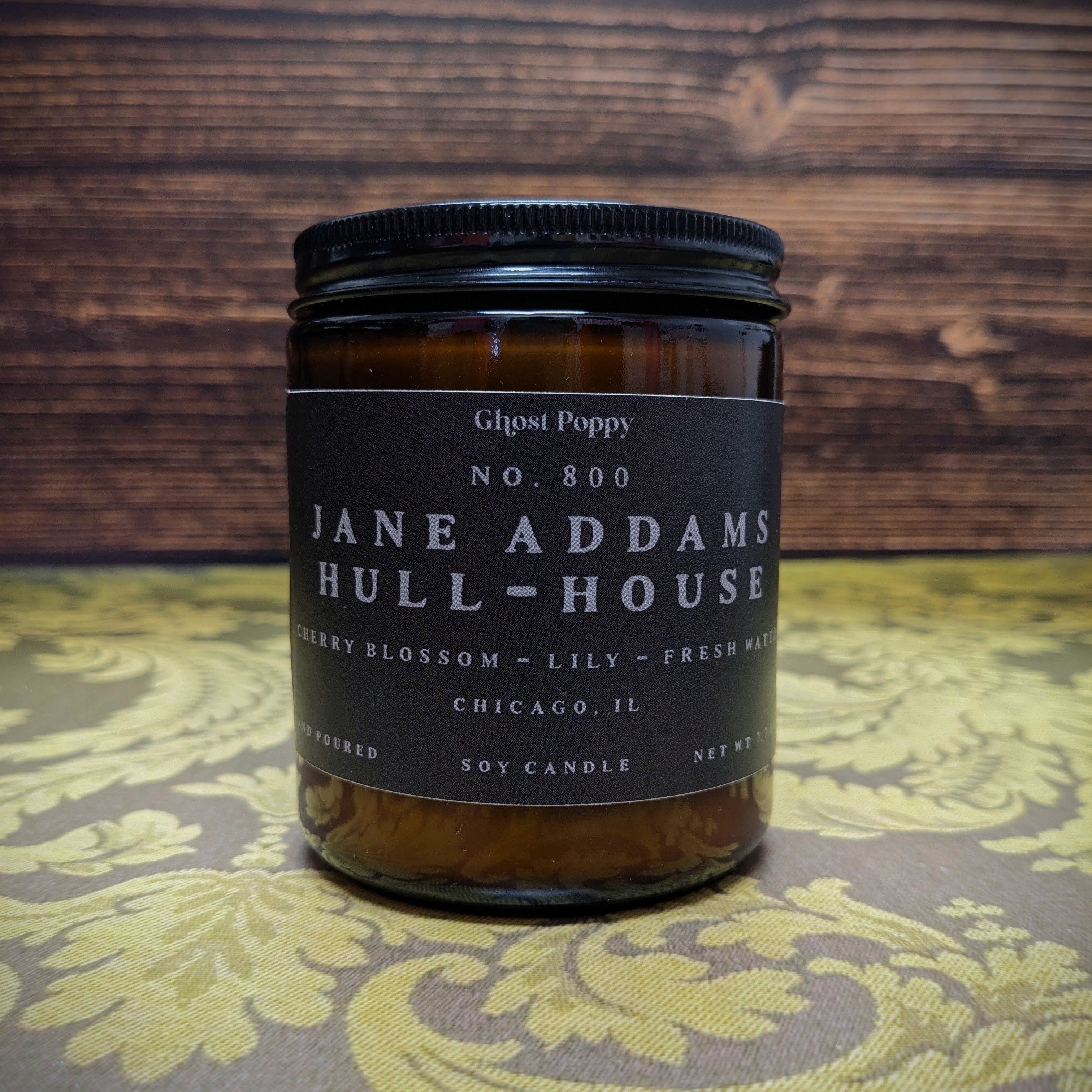 Jane Addams Hull-House Candle – Ghost Poppy