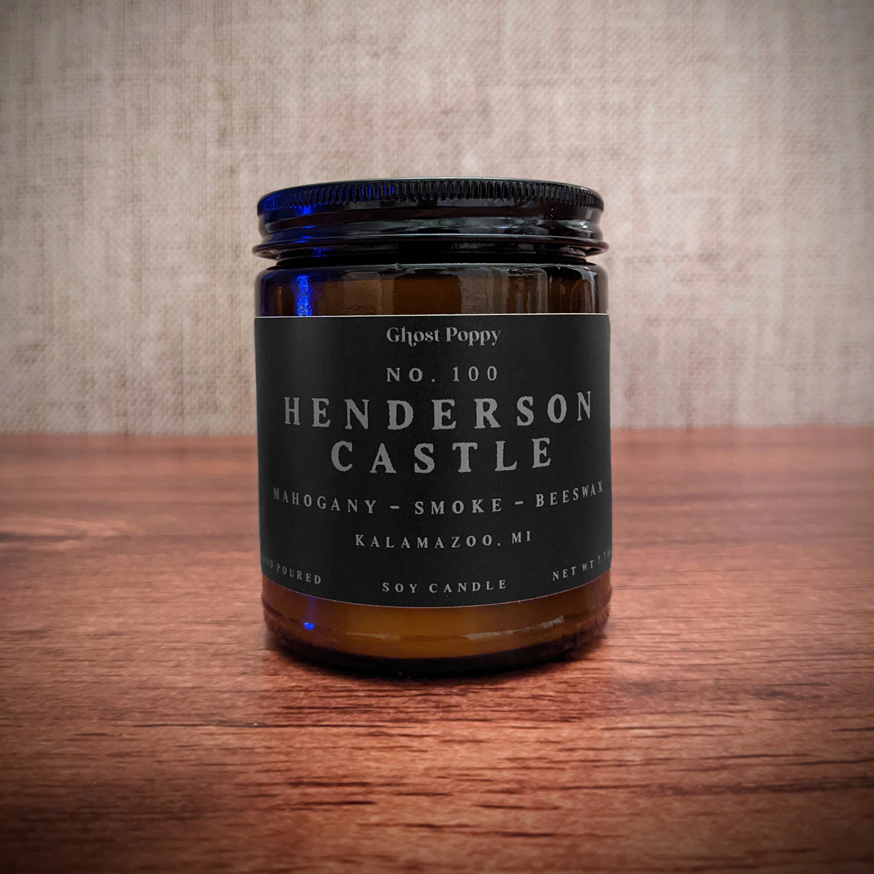Henderson Castle Candle – Ghost Poppy