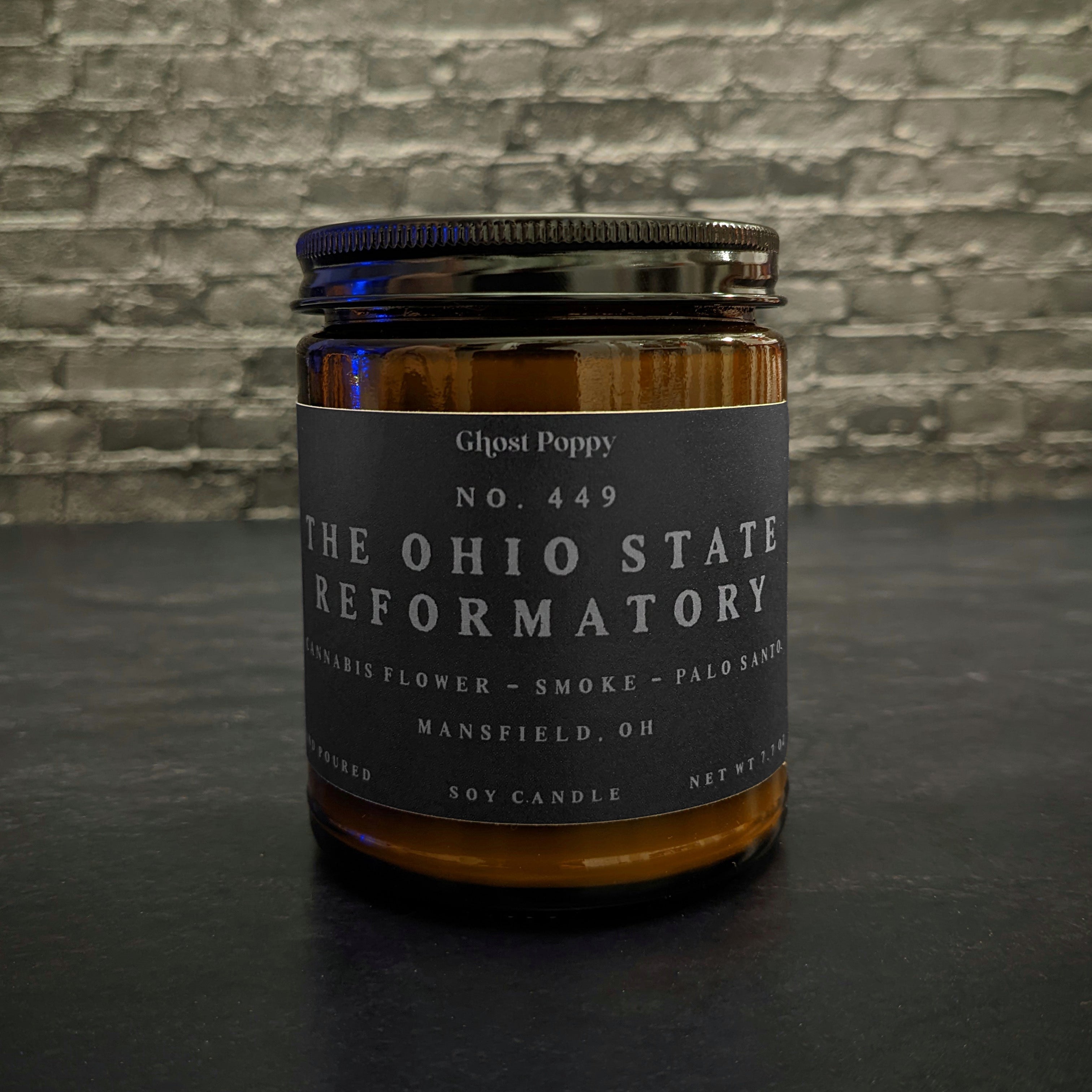 The Ohio State Reformatory Candle – Ghost Poppy