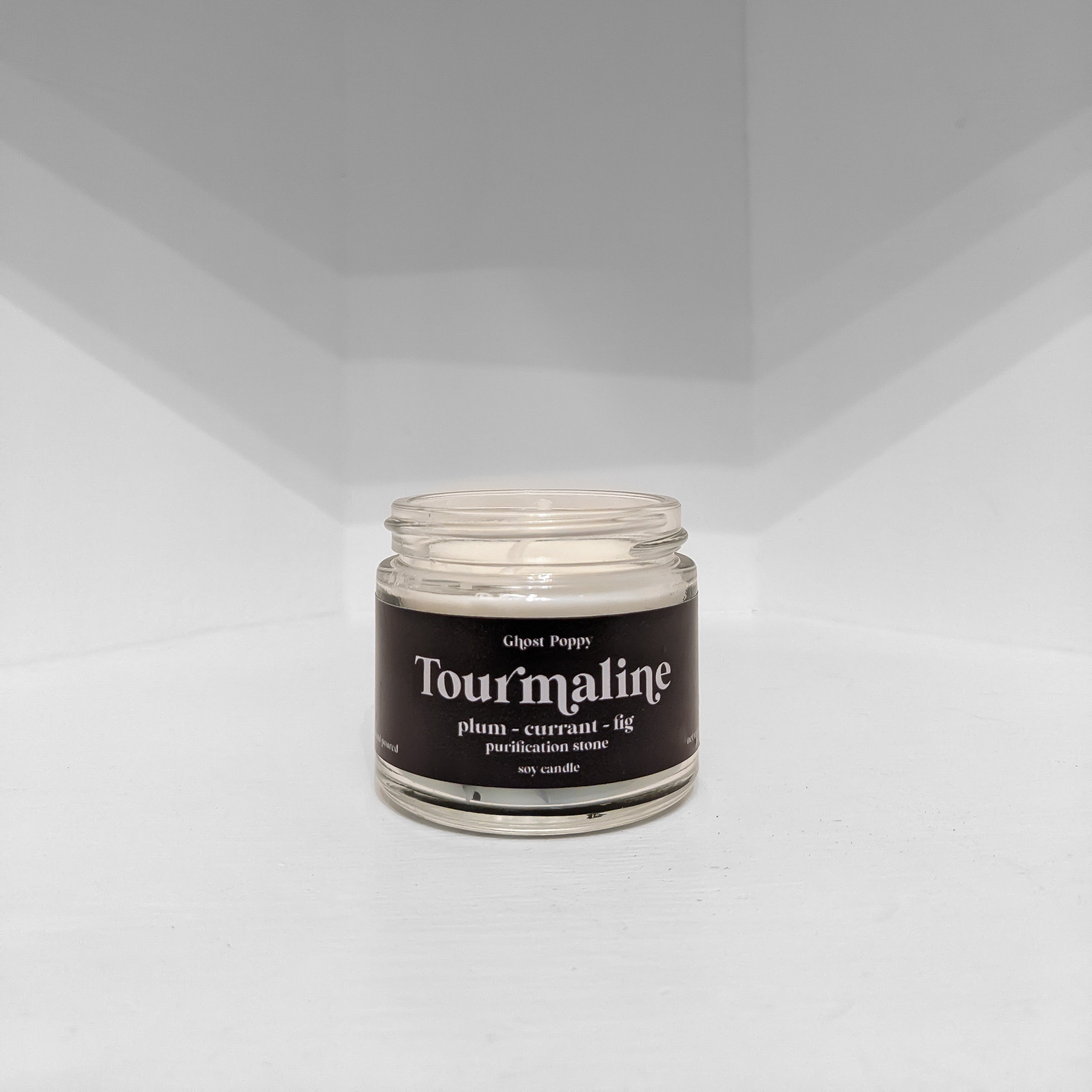 Tourmaline Mini Candle | Ghost Poppy | Home Fragrance | Chico, CA