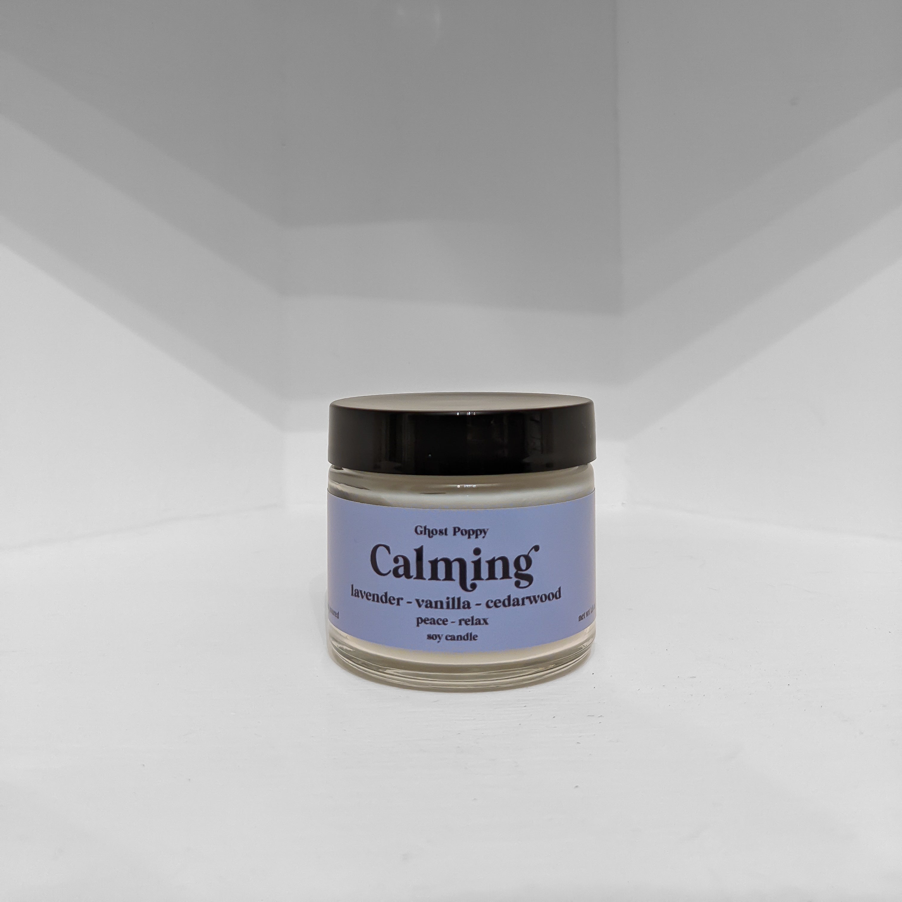 Calming Mini Candle | Ghost Poppy | Home Fragrance | Chico, CA