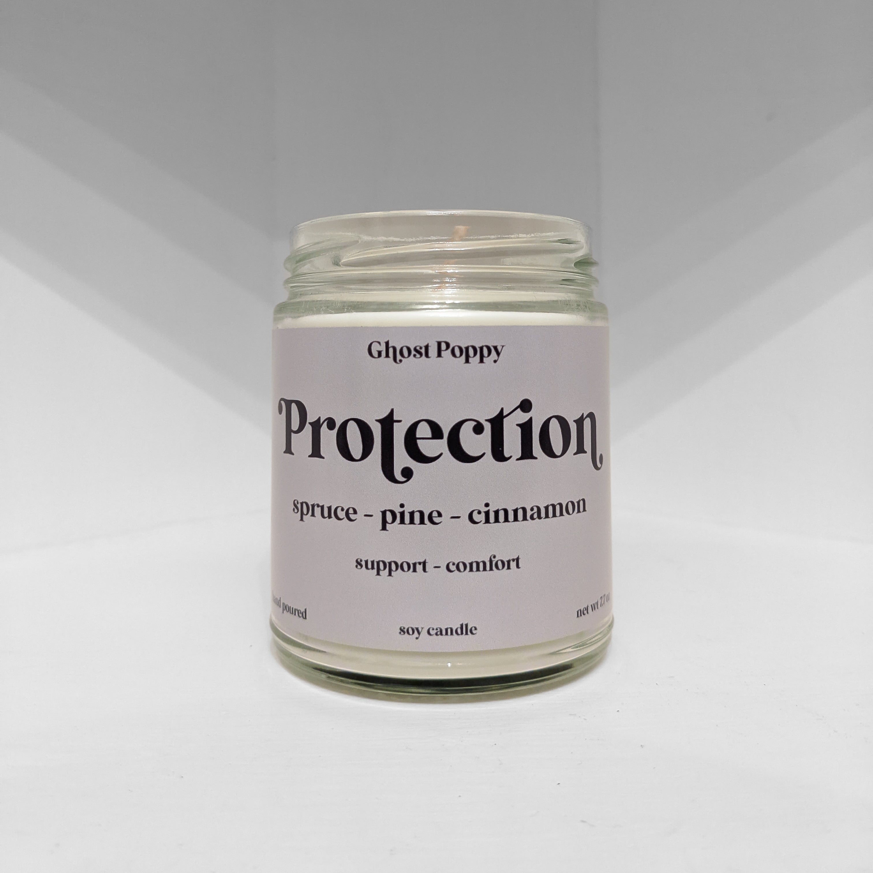 Protection Candle | Ghost Poppy | Home Fragrance | Chico, CA