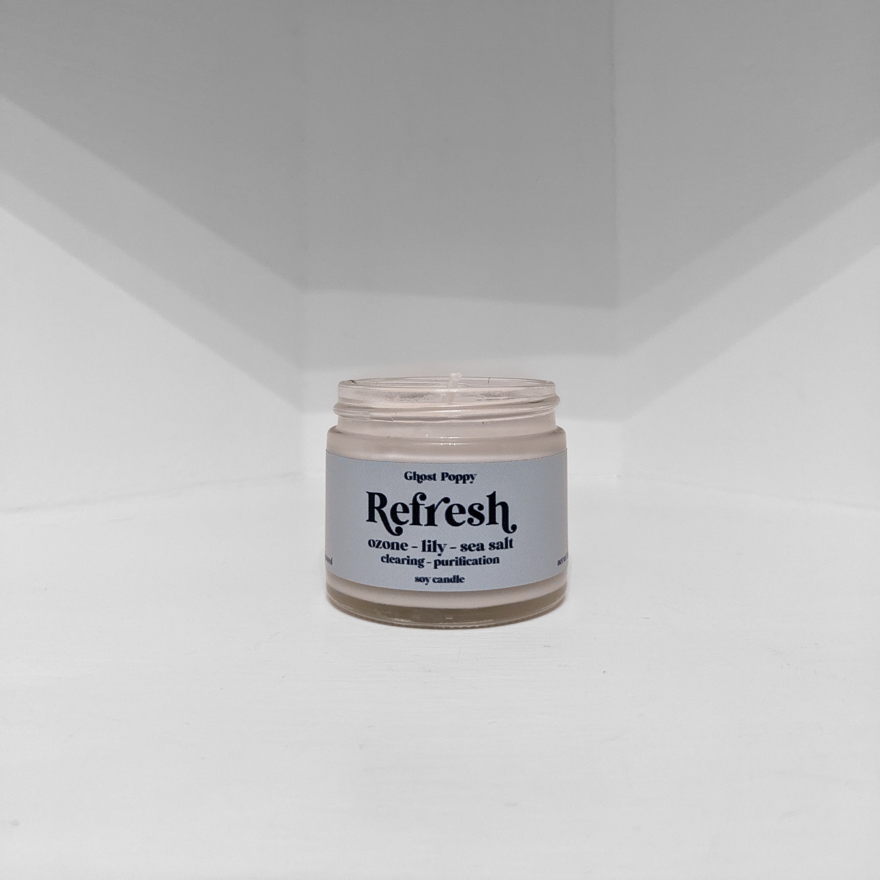 Refresh Mini Candle | Ghost Poppy | Home Fragrance | Chico, CA