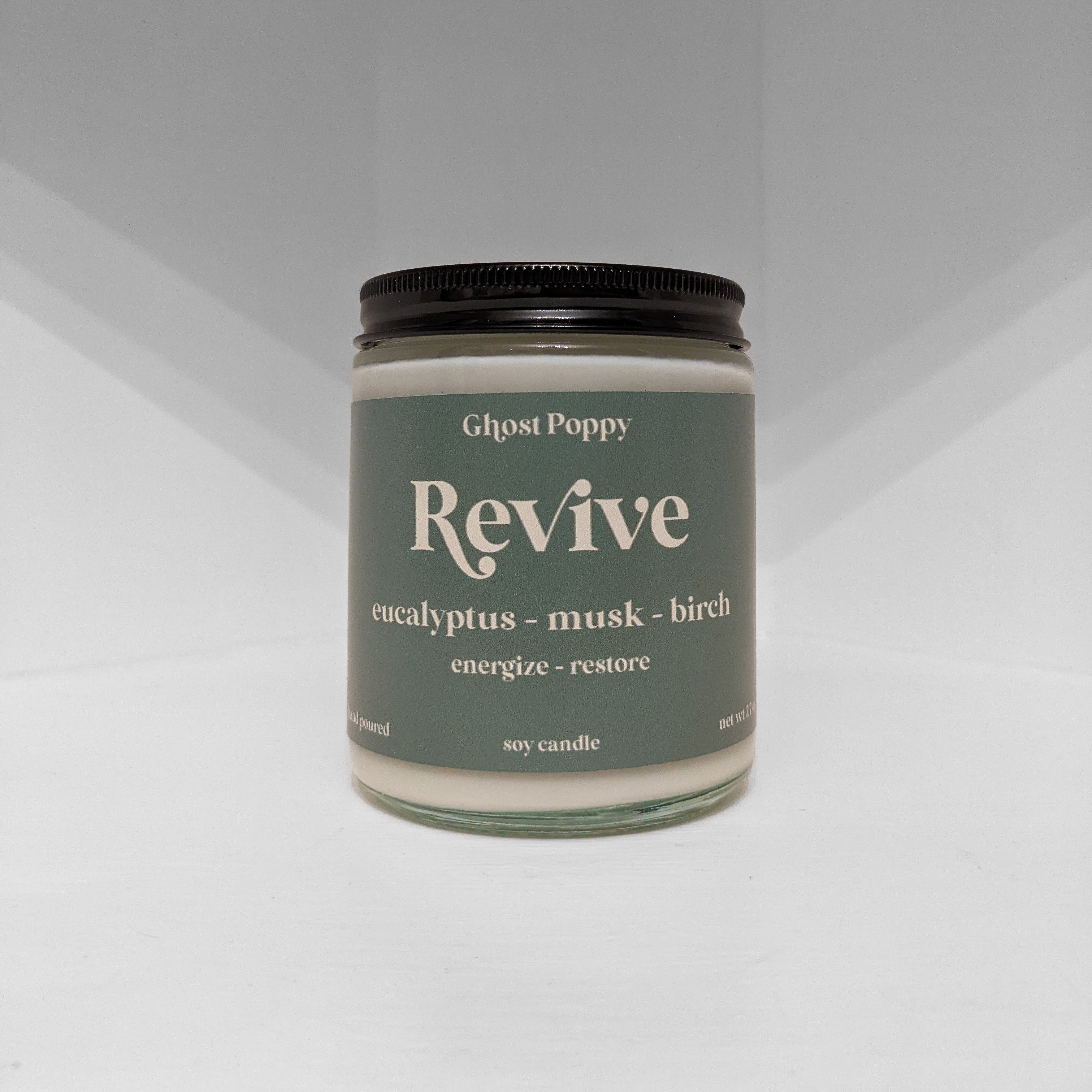 Revive Candle | Ghost Poppy | Home Fragrance | Chico, CA